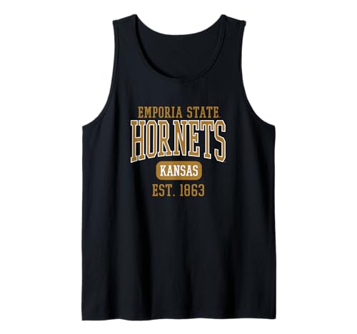 Emporia State University ESU Hornets Est Date Tank Top