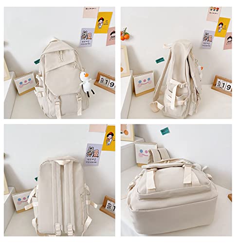 Genshin Impact Diluc Anime Bookbag Backpack 3D Print Bags Travel Backpack With Cute Doll of Duck