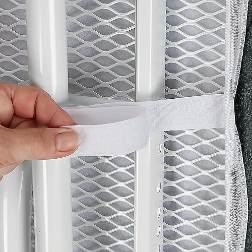 HOLDN’ STORAGE Ironing Board Cover and Pad - Iron Board Cover with Padding 15" x 54" - Iron Board Cover Large Fits All Standard Sizes - Heat Reflective Iron Pad for Table Top. Charchoal.