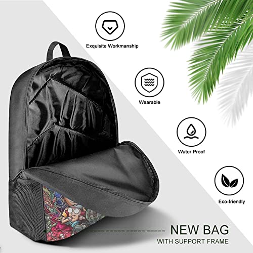 Lightweight Casual Laptop Backpack , 17.3 Inch Mini Daypack for Women Men Waterproof Classic Rucksack for Commuter Travel