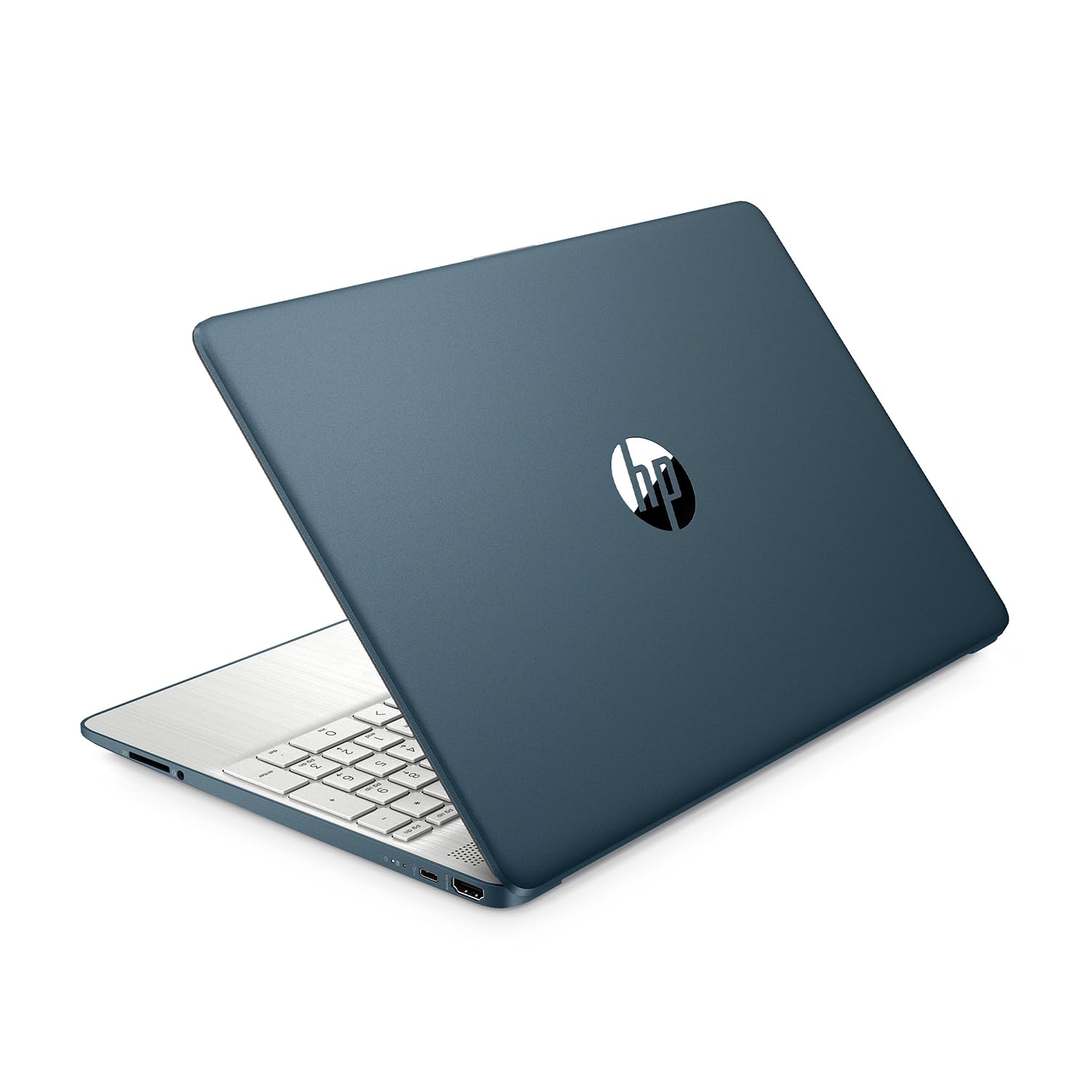 HP 15 Laptop, 15.6” HD Display, Intel Core i3-1115G4 Processor, 12GB RAM, 256GB SSD, Wi-Fi, SD Card Reader, HDMI, Webcam, Windows 11 Home, Spruce Blue