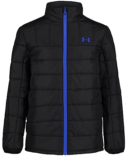 Under Armour Boys' Westward 3-in-1 Jacket, Removable Hood & Liner, Windproof & Water Repellant, Royal Colorblock