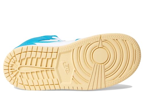 Jordan Baby Boy's 1 Mid (Infant/Toddler) Aquatone/Celestial Gold/White 8 Toddler M