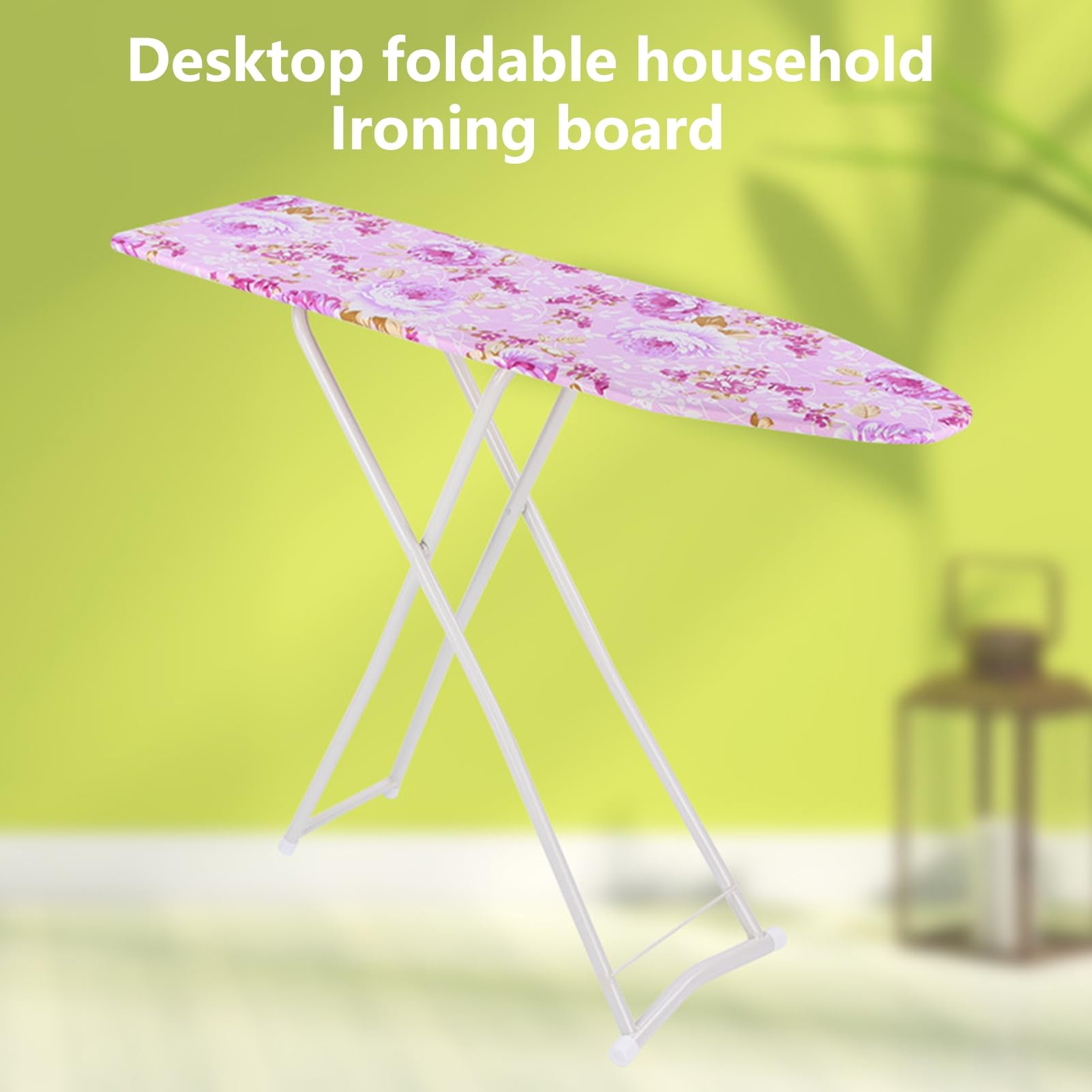 Small Ironing Boards,36"x 12" Space Saver Ironing Board, Adjustable Height 4-Leg Fold-Up Ironing Boards Lightweight and Easy Storage Full-Size Ironing Board from USA Ironing Board