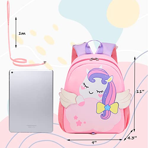 Unicorn Toddler Backpack for Girls Preschool Backpack for Girls Kids' Backpacks Small Mini Toddler Backpack Toddler Bookbag