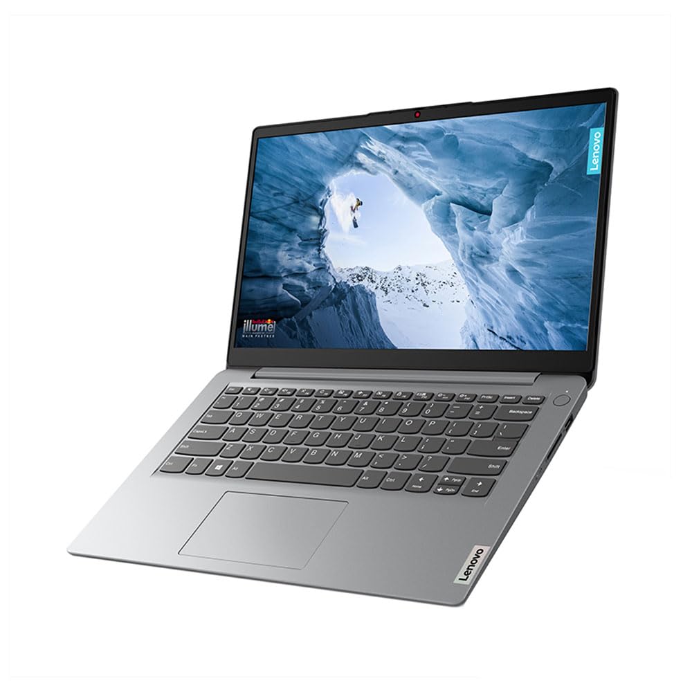 Lenovo IdeaPad 1 14IAU7 14" FHD Laptop Core i3-1215U 8GB DDR4 RAM 256GB SSD M.2 2242 PCIe NVMe Wi-Fi 6 SD Card Reader Cloud Grey Windows 11 Home in S Mode (Renewed)
