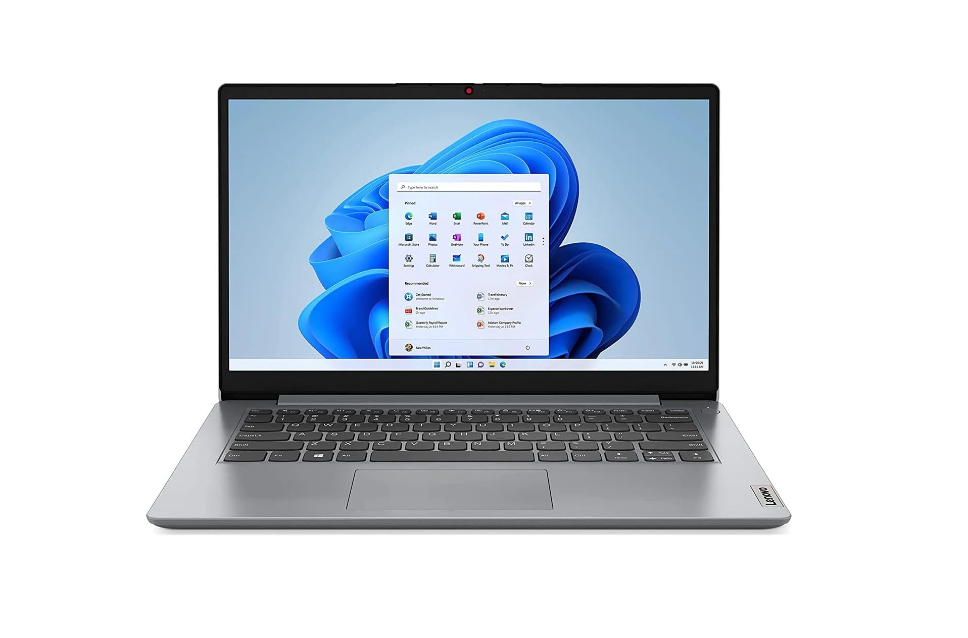 Lenovo IdeaPad 1 14IAU7 14" FHD Laptop Core i3-1215U 8GB DDR4 RAM 256GB SSD M.2 2242 PCIe NVMe Wi-Fi 6 SD Card Reader Cloud Grey Windows 11 Home in S Mode (Renewed)