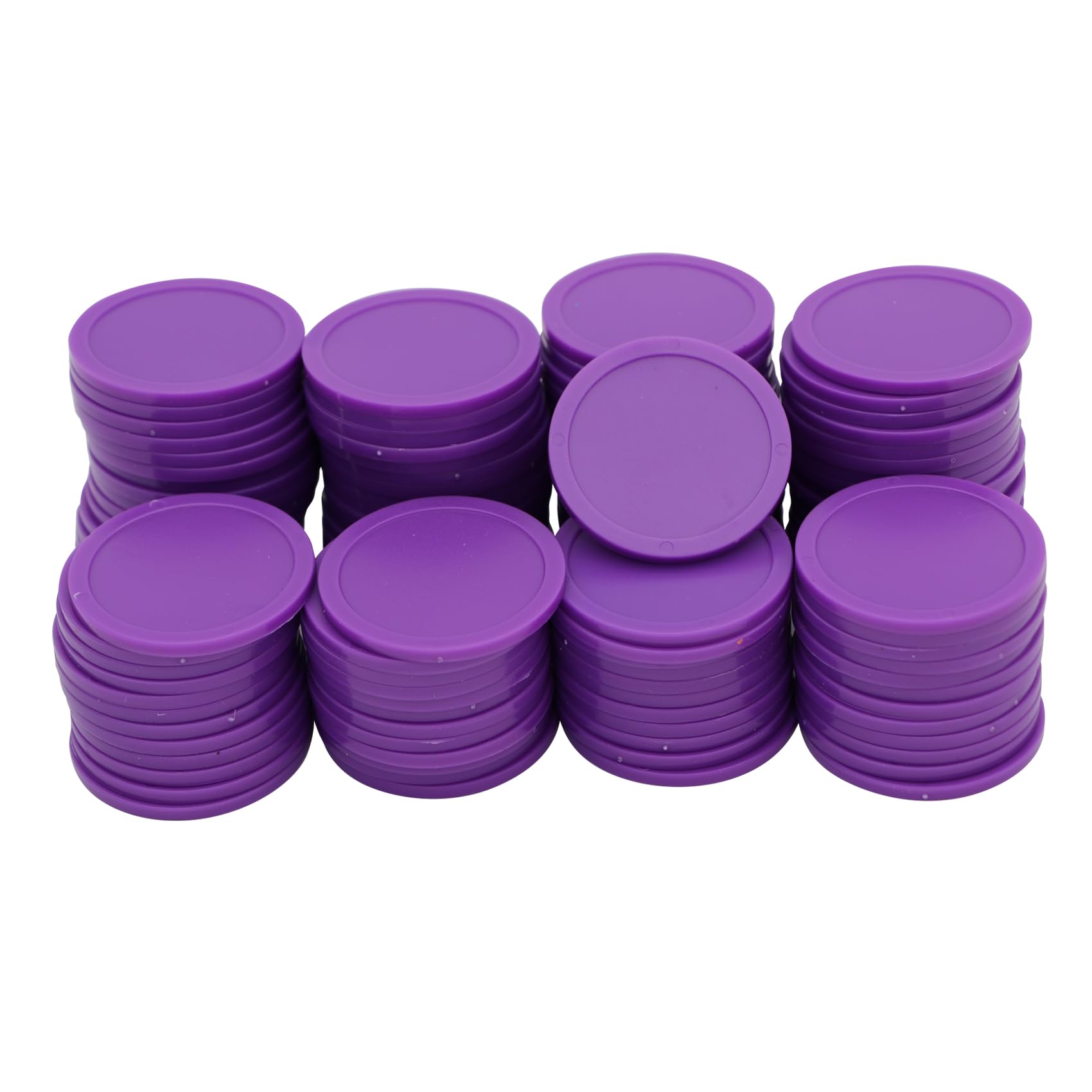 HAKITAROOM 35MM/1.37-inch Box of 120 Counting Coins for Poker Chips and Game Coins (Purple, 35MM/1.37-inch)