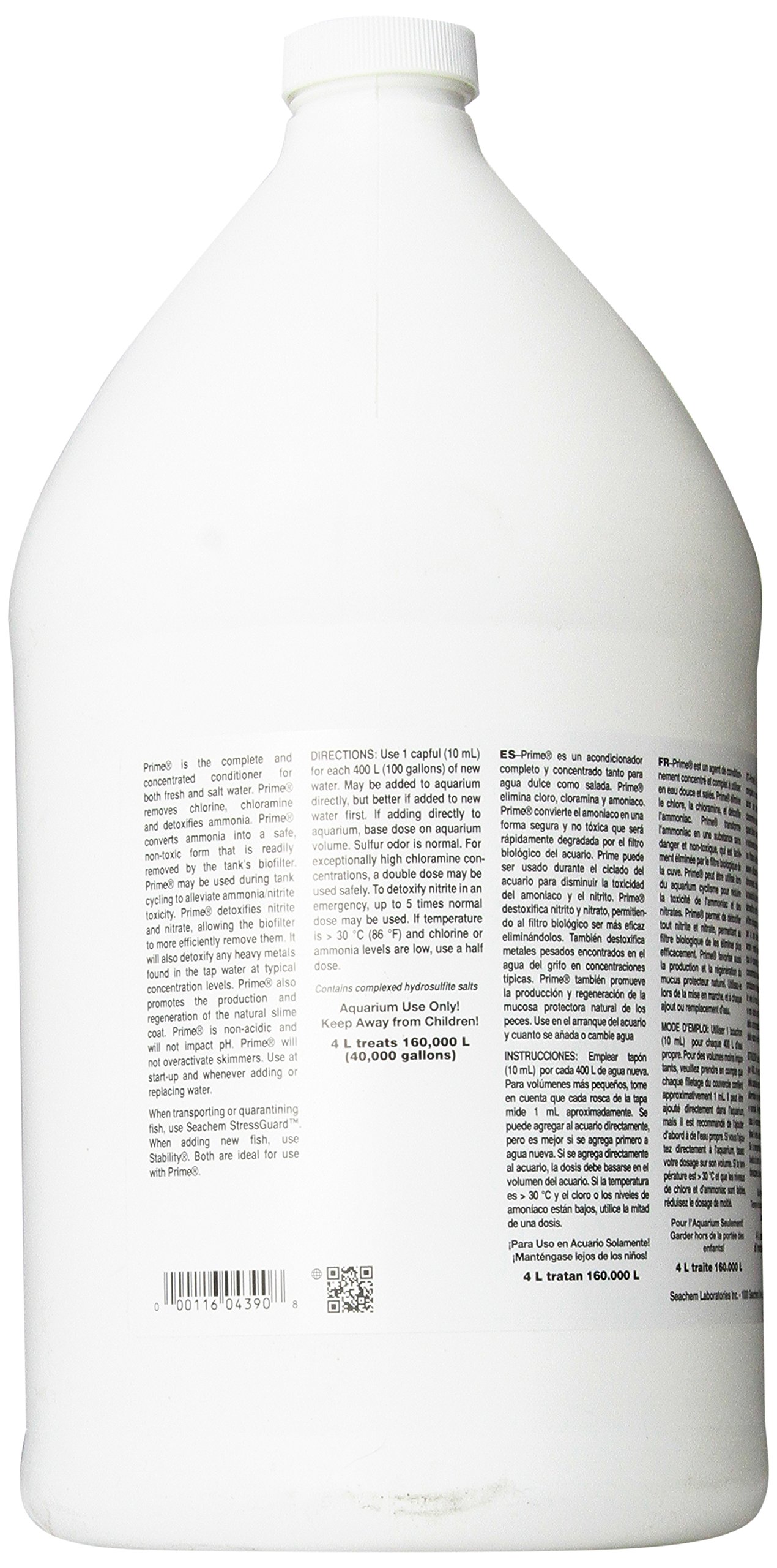 Seachem Prime Fresh and Saltwater Conditioner + Seachem Pristine Natural Waste Management