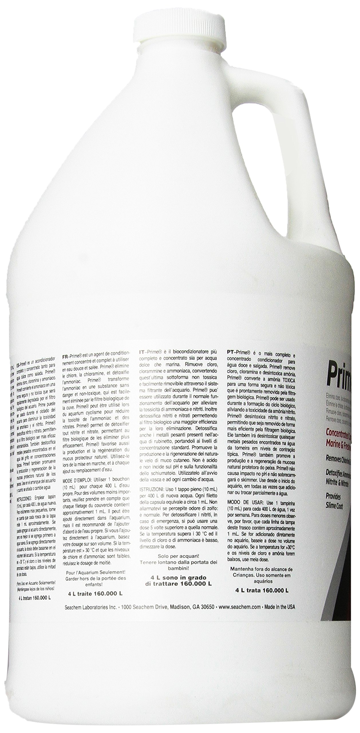 Seachem Prime Fresh and Saltwater Conditioner + Seachem Pristine Natural Waste Management