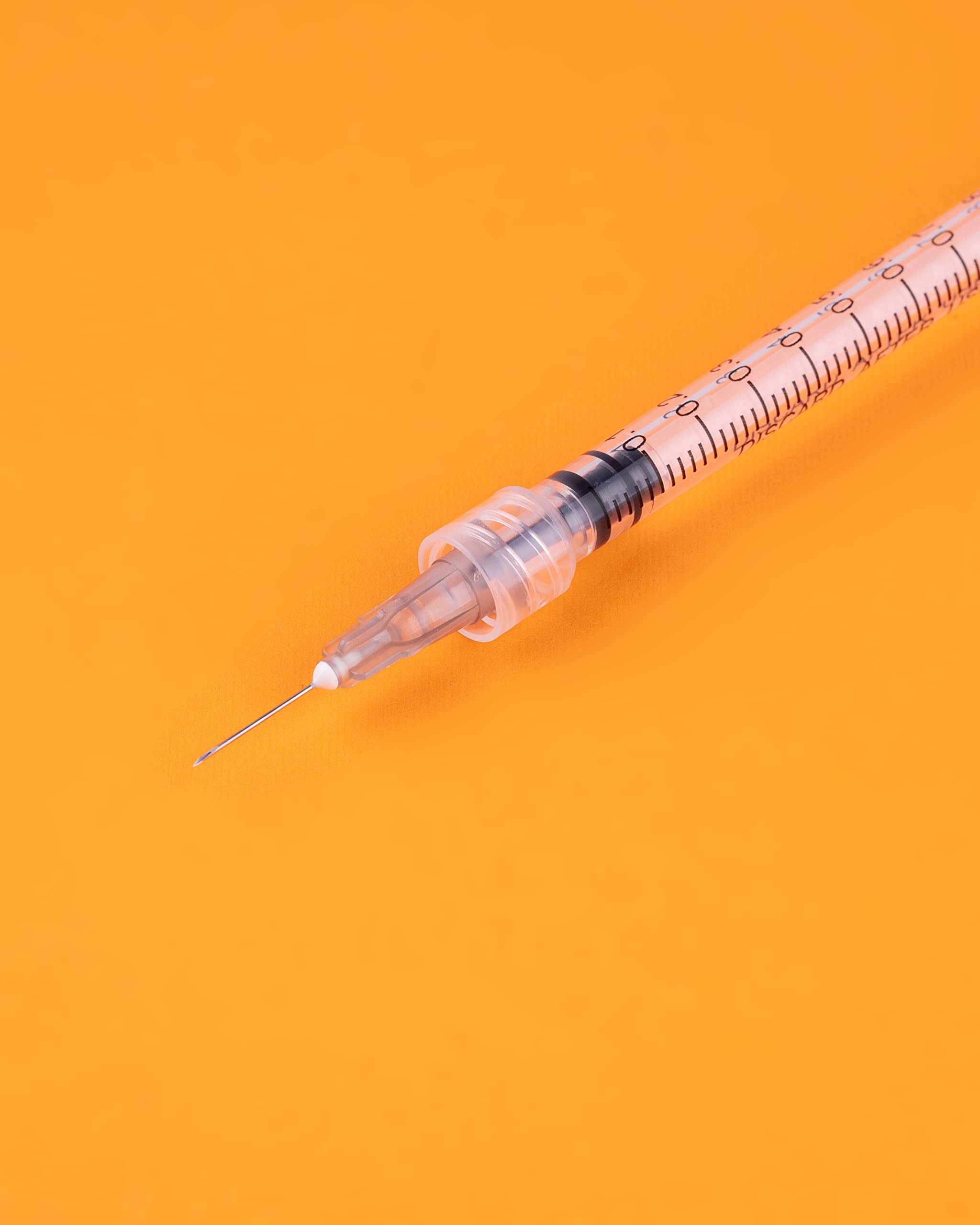 1ml Luer Lock Tool Syringe with 27G Needle - Diameter 0.4mm/0.015Inch-Long 13mm/0.5Inch (100)