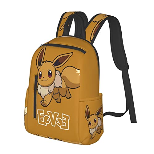 Ee-Vee Casual Backpack Bookbag, 3D Printed Laptop Bag School Bag for Girl Boy, Black