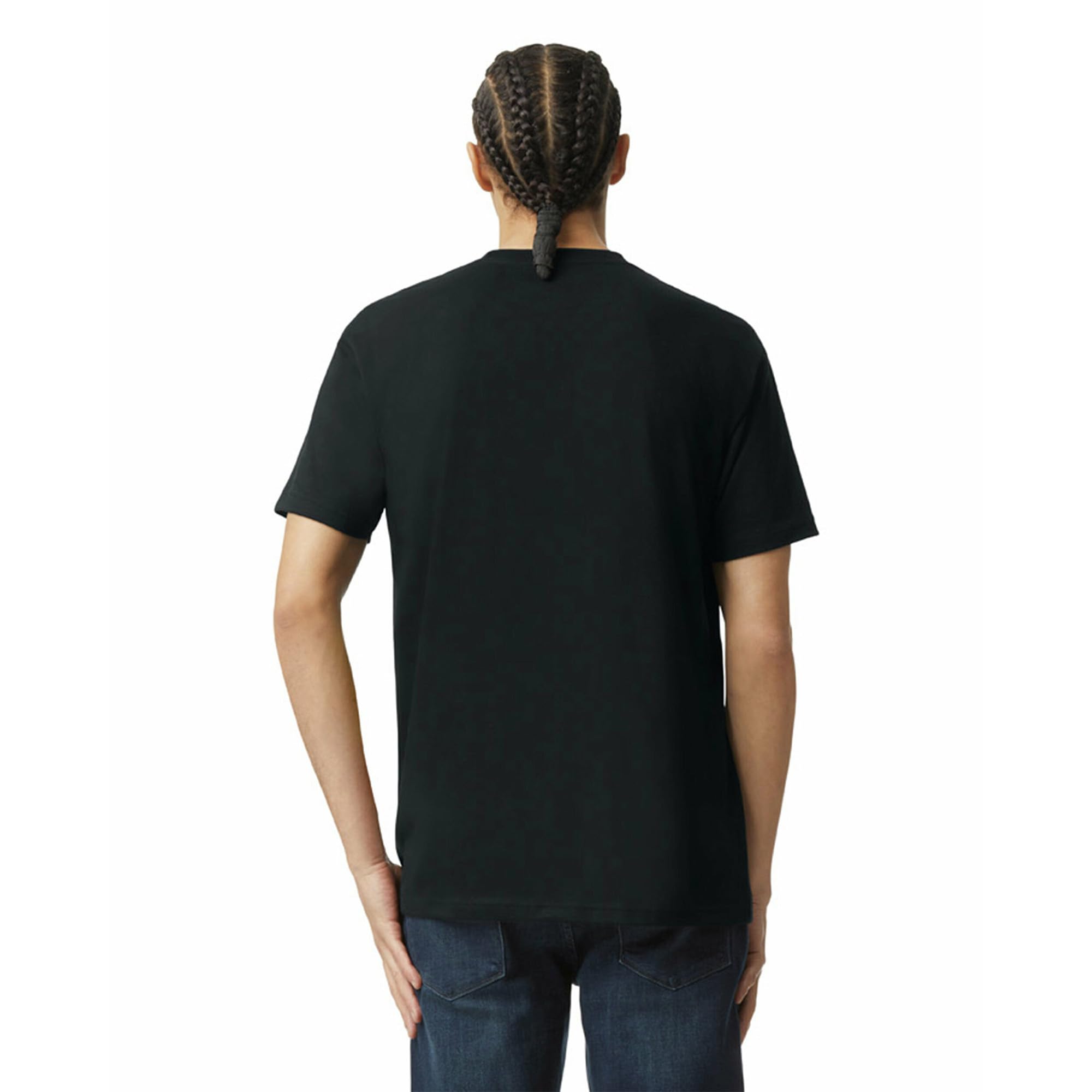 American Apparel CVC T-Shirt, Style G2001CVC, Black (2-Pack)