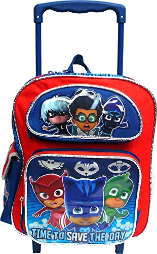 PJ Masks Backpack 12" Roller Boys Book bag GO GO GO School Backpack