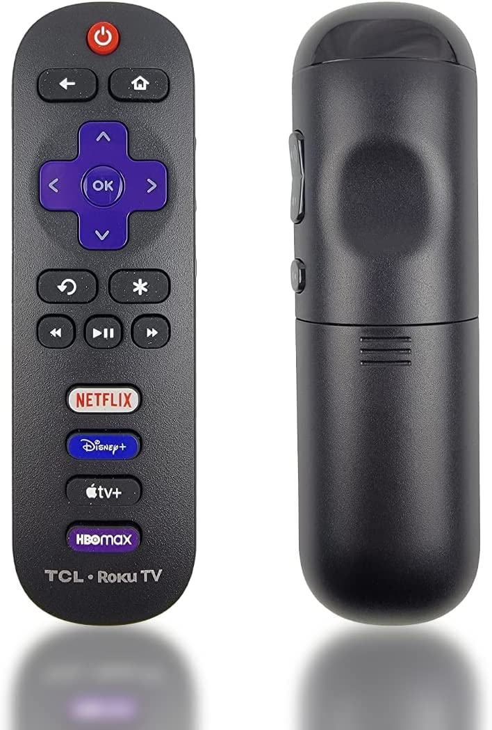 2 Pack - OEM Replacement Remote Control fit for All TCL Roku Smart TVs - Netflix/Disney Plus/Apple TV+ / HBO Max