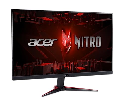 Acer Nitro 23.8" Full HD 1920 x 1080 PC Gaming IPS Monitor | AMD FreeSync Premium | 180Hz Refresh | Up to 0.5ms | HDR10 Support | 99% sRGB | 1 x Display Port 1.2 & 2 x HDMI 2.0 | VG240Y M3biip