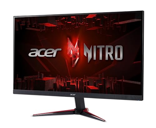 Acer Nitro 23.8" Full HD 1920 x 1080 PC Gaming IPS Monitor | AMD FreeSync Premium | 180Hz Refresh | Up to 0.5ms | HDR10 Support | 99% sRGB | 1 x Display Port 1.2 & 2 x HDMI 2.0 | VG240Y M3biip