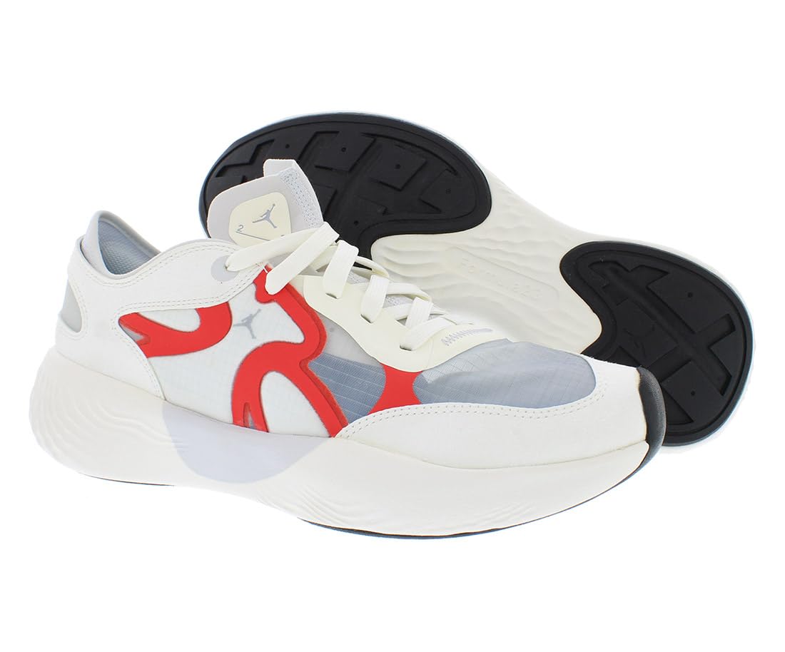 Nike Air Jordan Delta 3 Low Mens Basketball Trainers DN2647 Sneakers Shoes (UK 8 US 9 EU 42.5, sail Wolf Grey Photon dust 100)