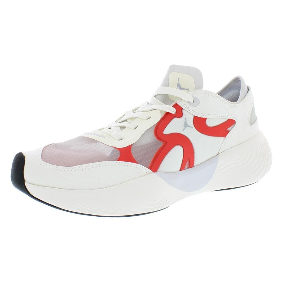 Nike Air Jordan Delta 3 Low Mens Basketball Trainers DN2647 Sneakers Shoes (UK 8 US 9 EU 42.5, sail Wolf Grey Photon dust 100)