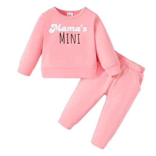 Mikrdoo 18M Toddler Baby Girl ClothesSweatshirt Top Pants Set 18-24 Months