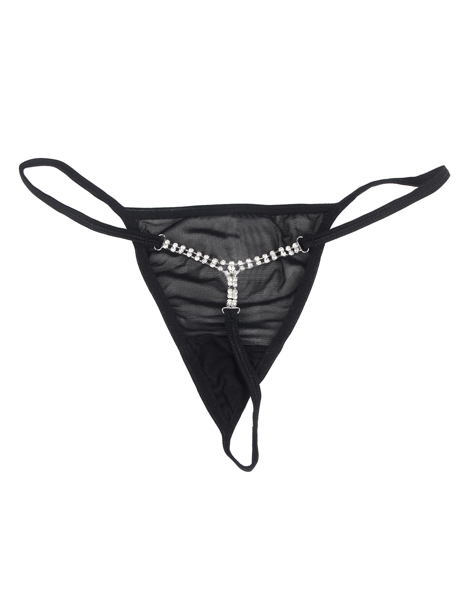 ohyeah Black Plus Size Lace Thong Underwear G String Thongs for Women Lace Cheeky Panties Micro Thong T-back Tangas 3 Pack 3XL-4XL