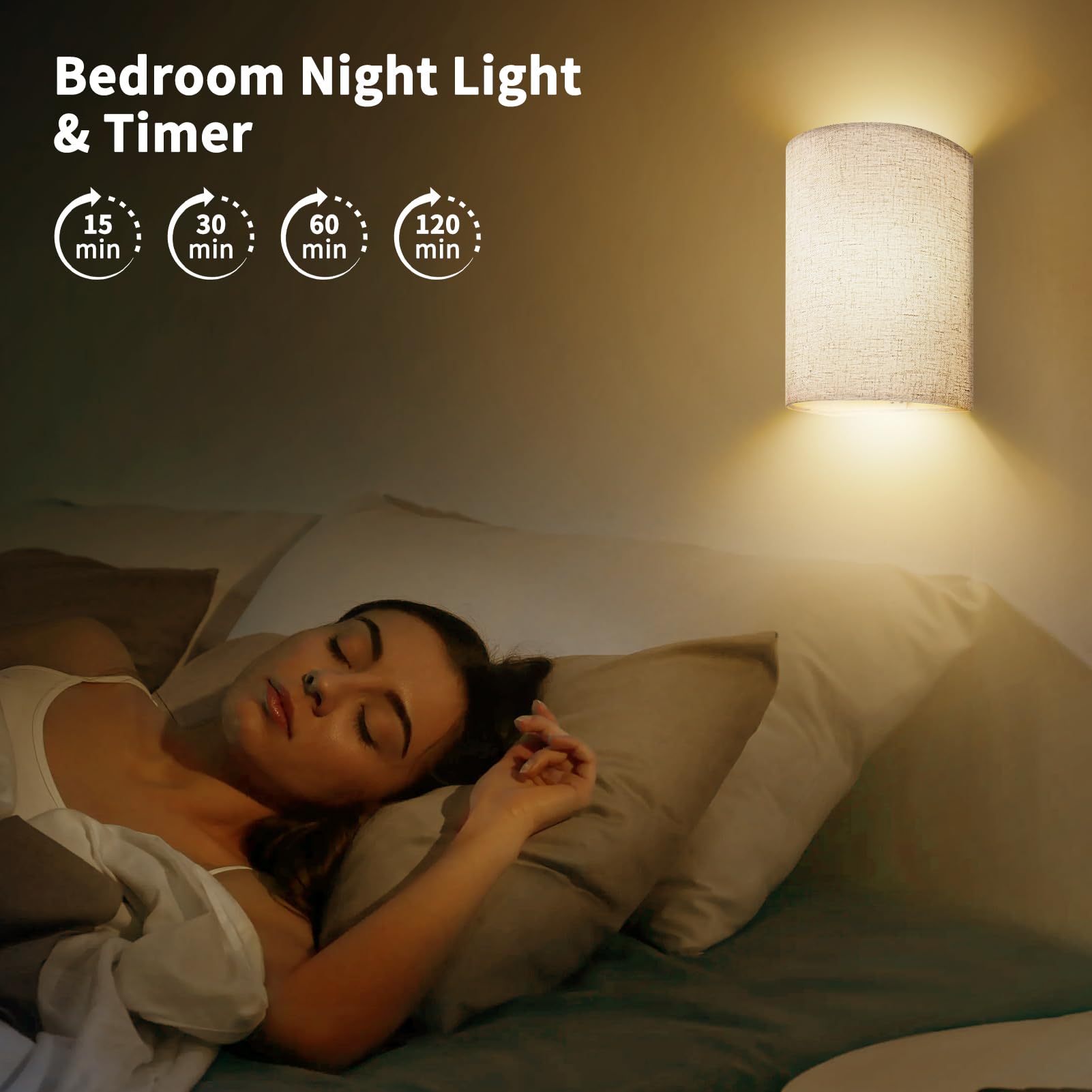 Facaimo RGB Wall Sconces Set of Two, Battery Rechargeable Wall Lighting with Remote Control, Cordless Wall Lamp Sconces Dimmable Magnetic Wall Sconce for Bedroom Living Room Hallway