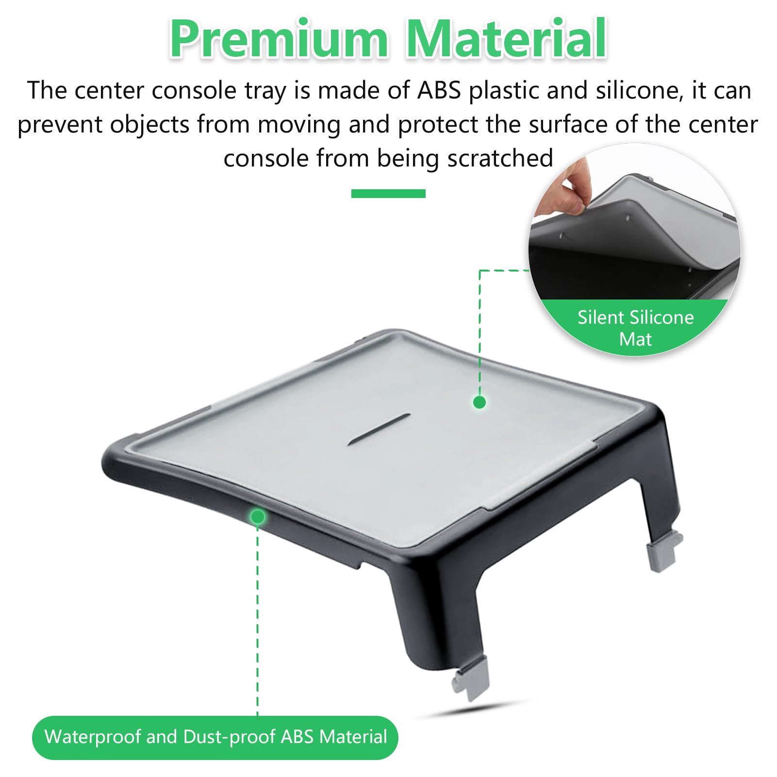 FanpBow Tesla Model 3 Model Y Center Console Desk, Tesla Table for Eating, Stable Working & Food Eating Table for Tesla Car, Holding Your Essentials During Road Trips, Autopilot (Fit 2023 2022 2021)