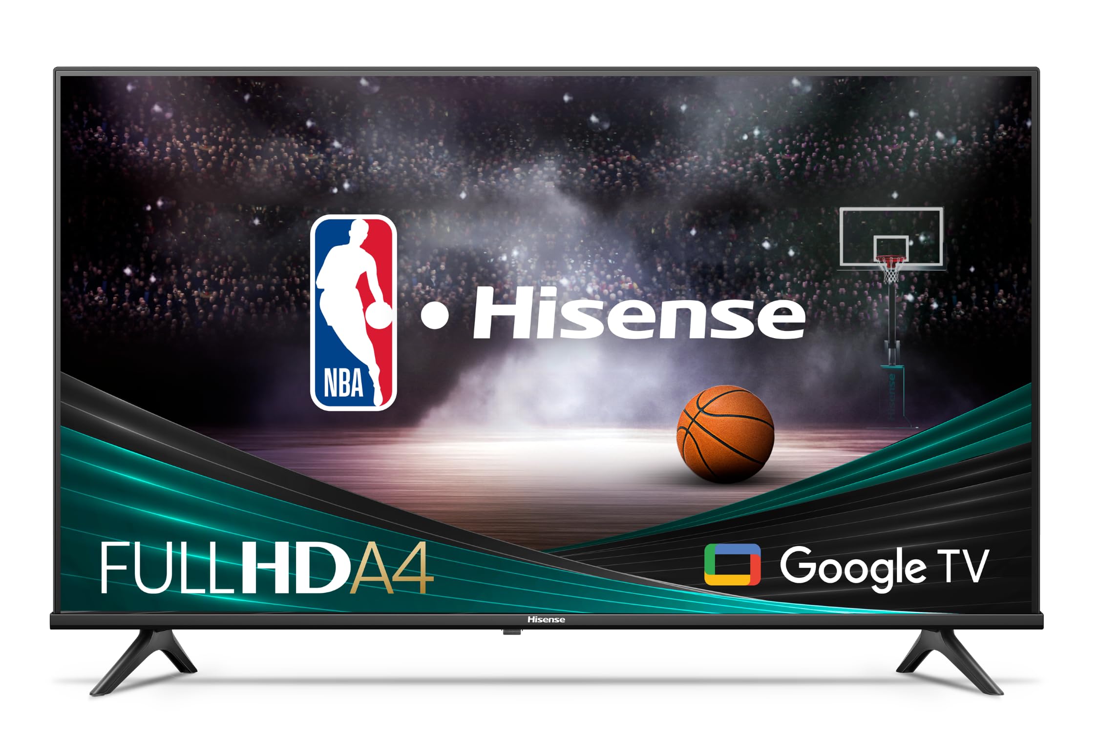 Hisense 43-Inch Class A4 Series FHD 1080p Google Smart TV (43A4K) - DTS Virtual: X, Game & Sports Modes, Chromecast Built-in, Alexa Compatibility