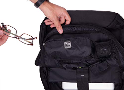 Genius Pack Intelligent Travel Backpack - Smart, Organized, Lightweight Backpack (Titanium)