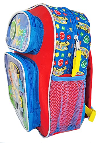 Cocomelon 12 Inch Small Backpack - The Wheels On The Bus, Blue