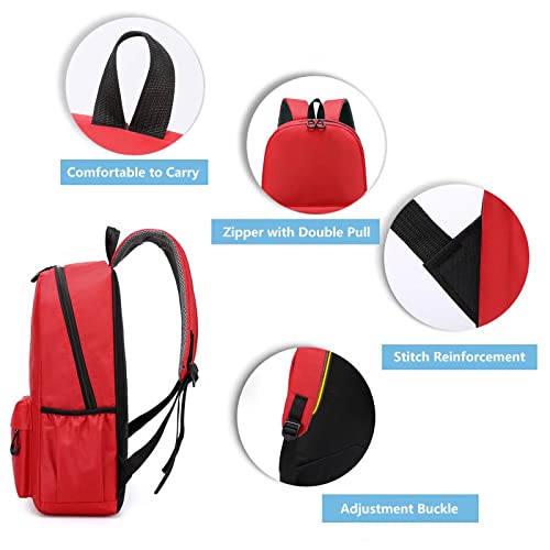Nuvuiolf Anime Backpack Leisure Laptop Backpack Lightweight Travel Storage Daypack For Men And Women Red 2