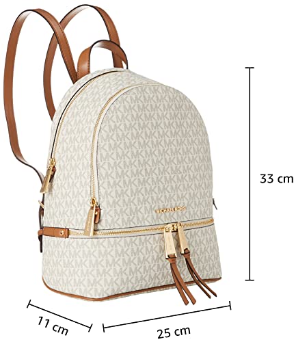 MICHAEL KORS(マイケルコース) Women Rhea MD Backpack 30S7GEZB1B 150 Rear Zip, Vanilla, One Size
