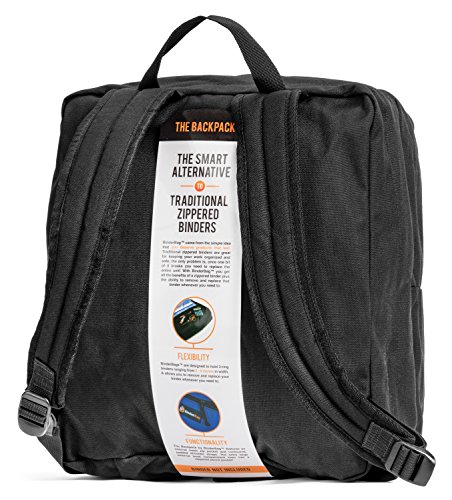 BinderBag Backpack Zippered 3-Ring Binder Bag (Blue)