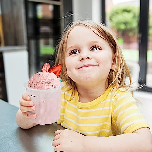 Ice Cream Pint Container, Ice Cream Pints Cup with Lids Replacements for Ninja Creami Pints, Ice Cream Pints Kitchen Accessories for NC301 NC300 NC299AM Series Ice Cream Maker (Multicolor)