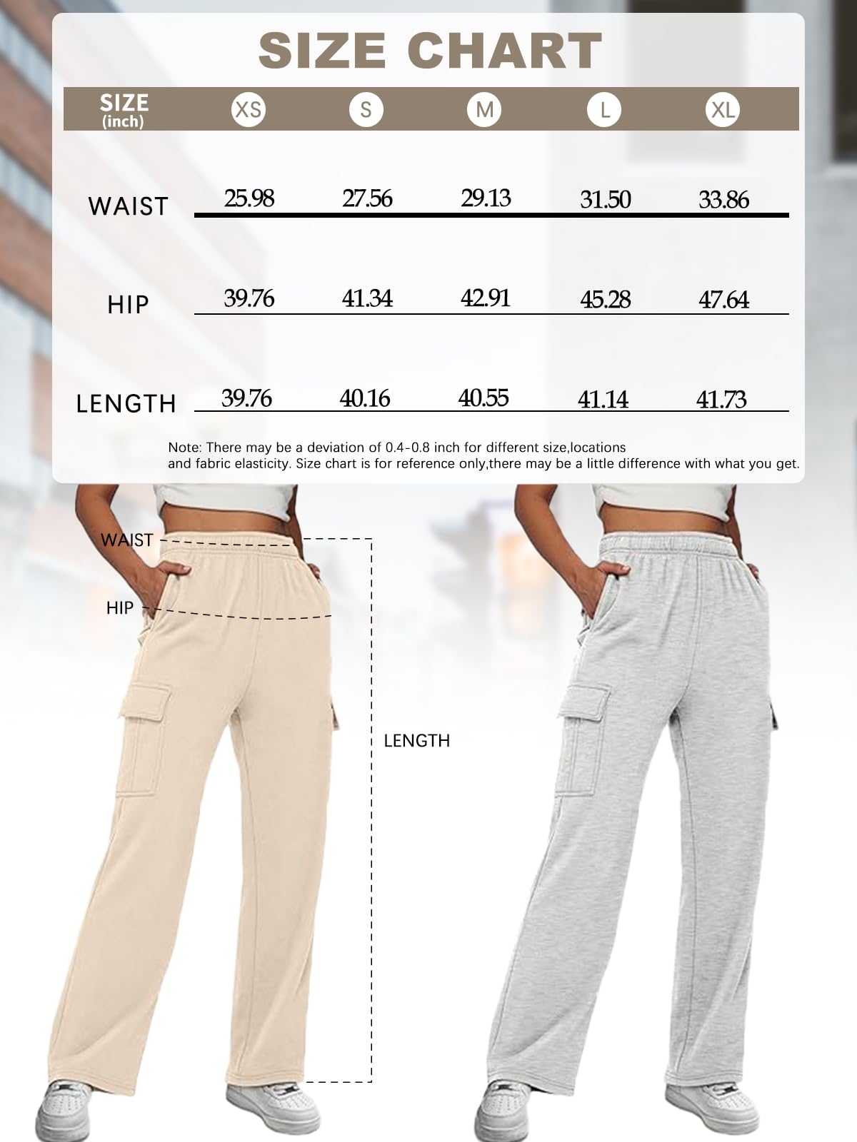 AUTOMET Womens Cargo Sweatpants Baggy Fleece High Waisted Joggers Sweat Pants Athletic Drawstring Casual Wide Leg Loose Fit Fall Pants with Pockets 2025 Grey XL