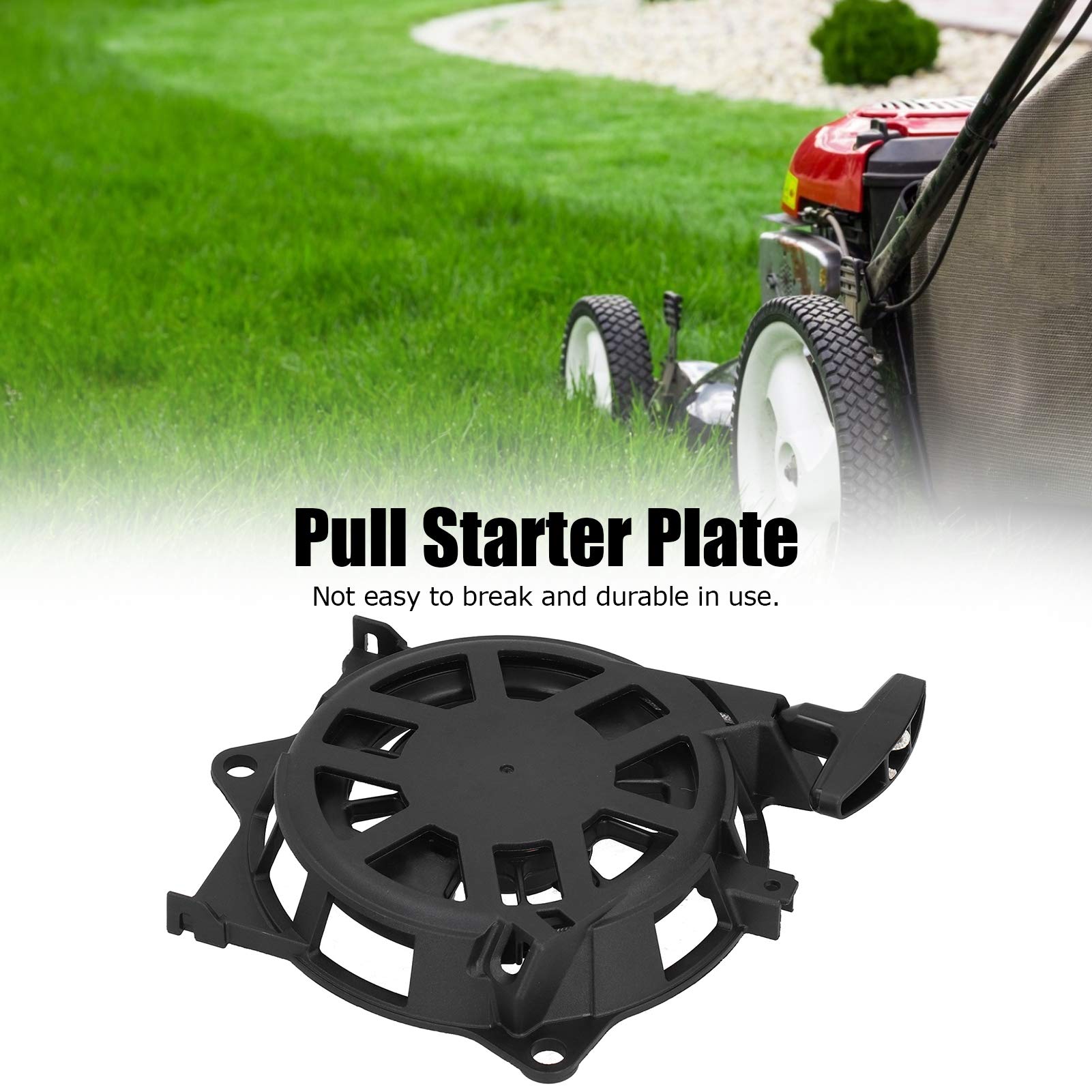Aynefy Pull Starter, Awnmower Parts Start Assembly Replacement Pull Starter Plate Gardening Supplies Fit For Gc190 Gcv190 28400?Z0M?801