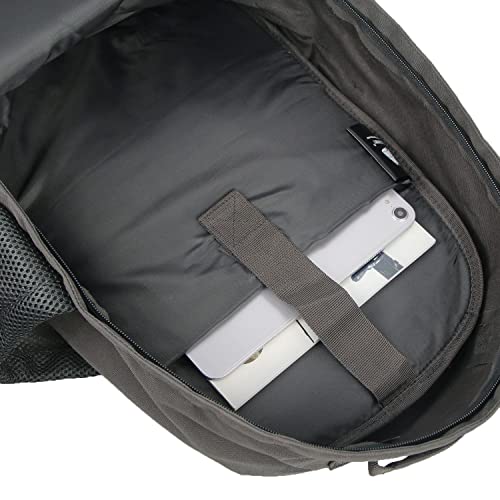 GreenCity Classic Backpack School Book Bag Business College Students Casual Daypack 15.6 Inch,Grey