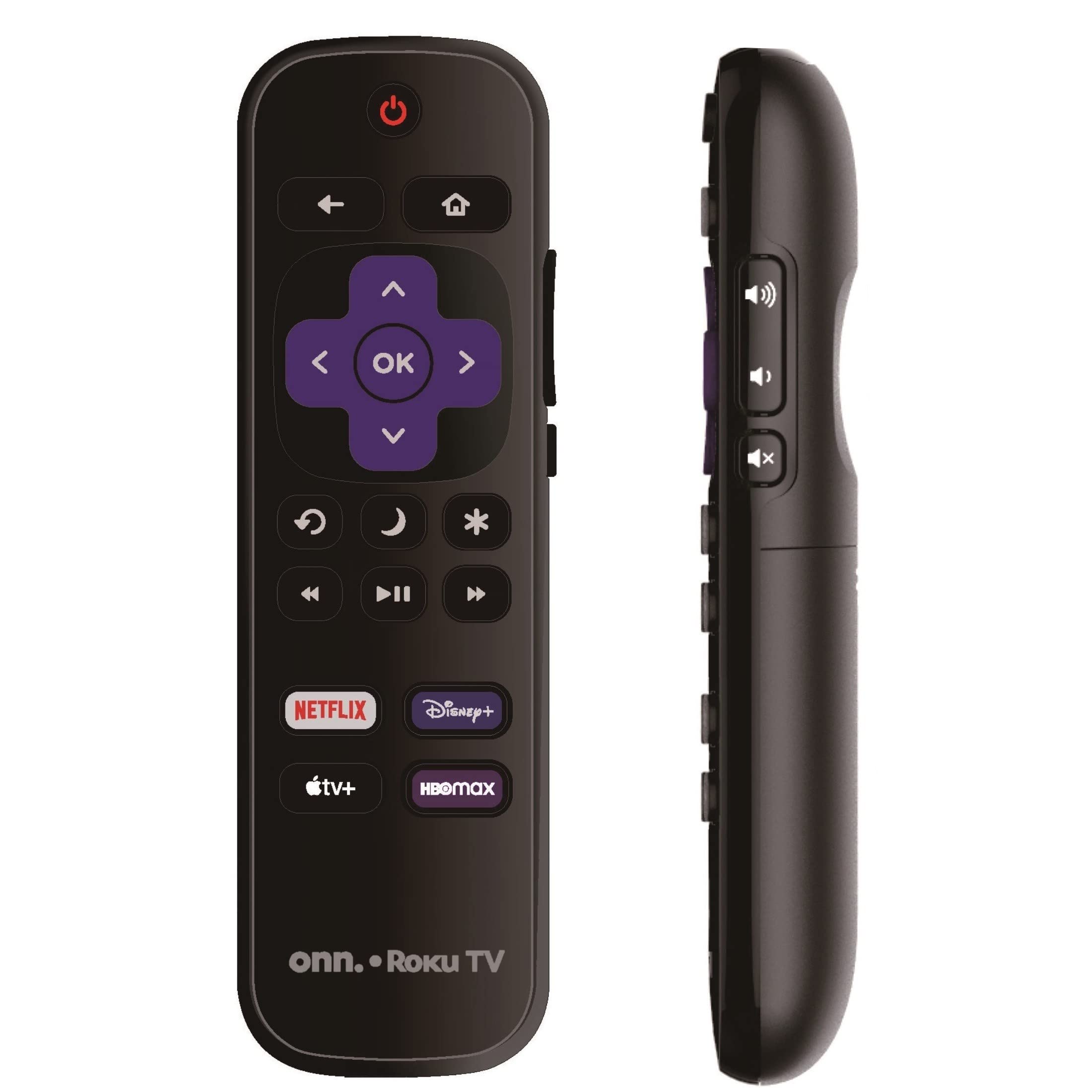 ULTRA PARTS 2 Pack - OEM Replacement Remote Control for All ONN. Roku TV Smart 4K Ultra HDTV (Netflix/Disney Plus/Apple TV+/HBO Max)
