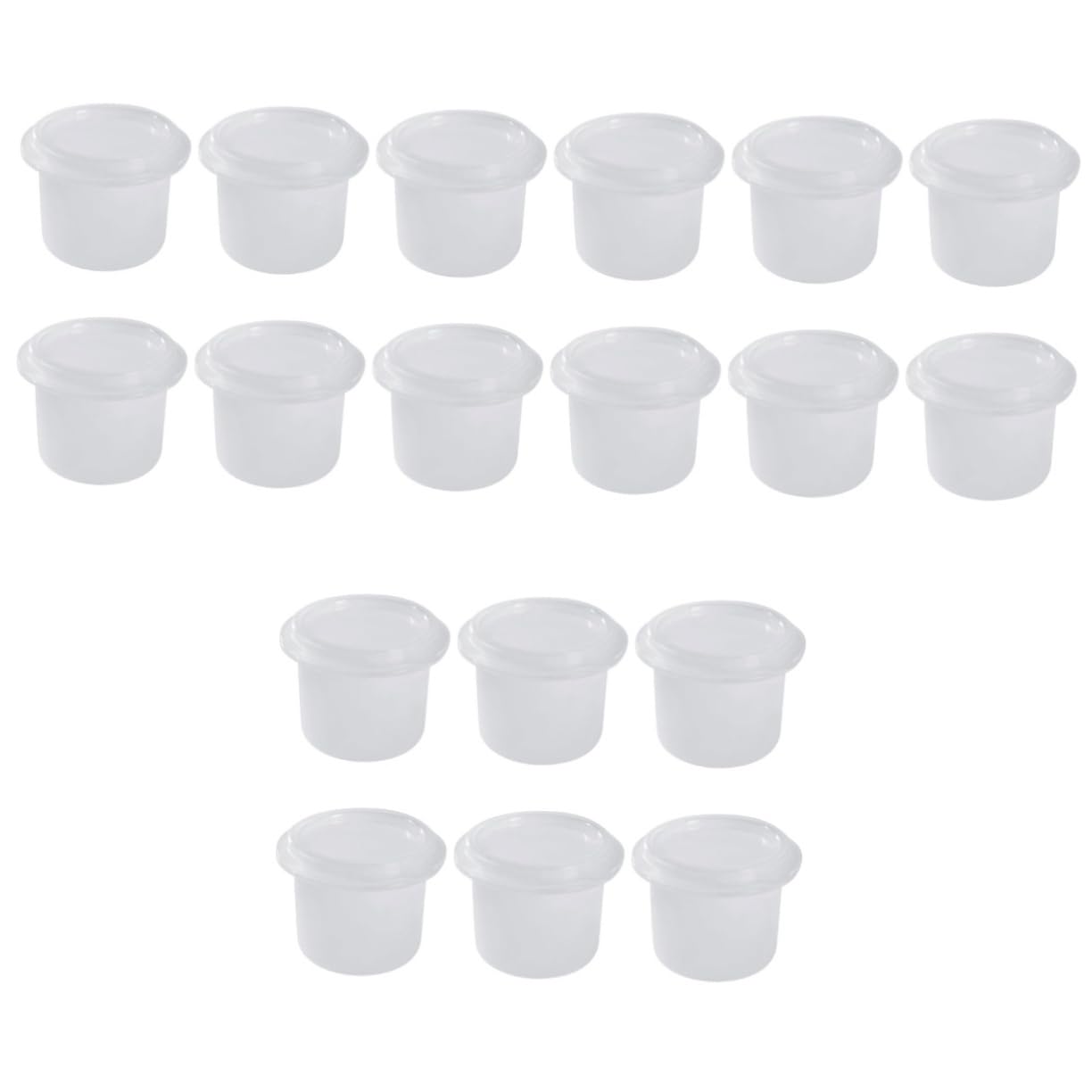 HEMOTON 3sets Ice Cube Trays for Cocktails Ice Cube Maker Tray Large Convenient Ice Cube Molds Freezer Ice Trays Reusable Ice Cube Moulds 6pcs*3