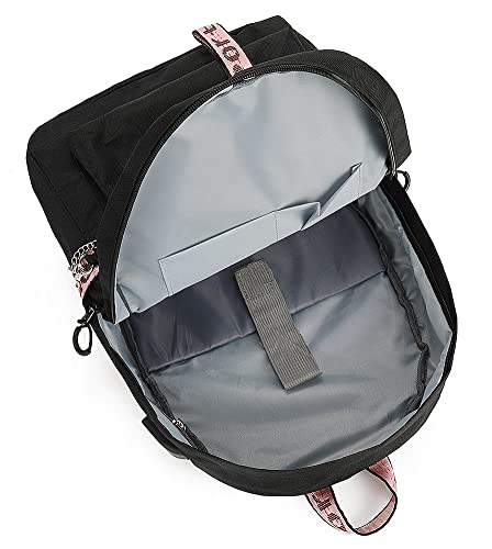 SPIRTUDE Spy x Family Backpack for School Anya Forger Bookbag Anime Backpacks with USB Charging Port, 17inch (B)