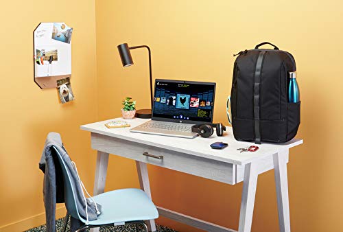 HP Commuter Laptop Backpack | with 15.6” Laptop/Tablet Compartment | Water-Resistant, Carry-on | Water Bottle Pocket, Reflective Accents, (5EE91AA), Black, Model: 5EE91AA#ABL
