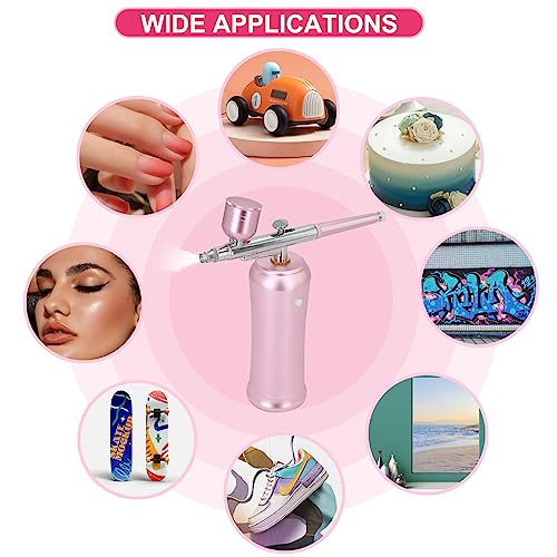 Airbrush Kit with Compressor (Pink-01)