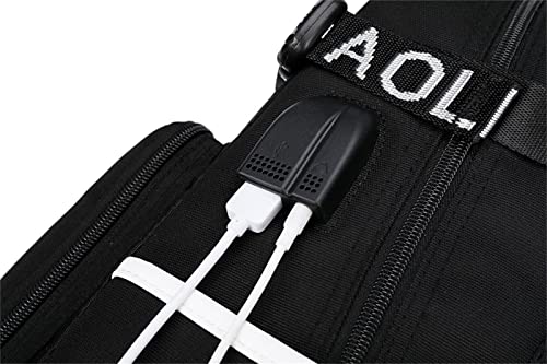 KBIKO-zxl Teen Boys Lionel Messi Backpack Soccer Star Bookbag Classic Travel Knapsack with USB Charging Port for Student