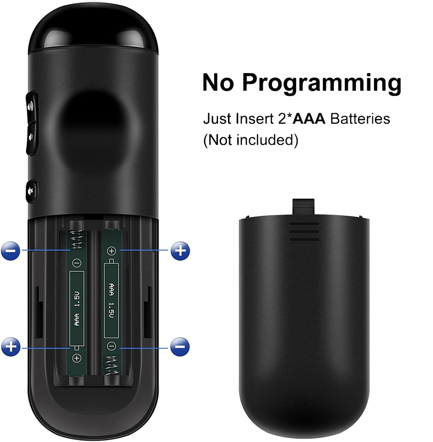 2 Pack - OEM Replacement Remote Control for All Philips Roku Smart TVs【Only Works with Philips Roku TV, Not for Roku Stick and Roku Box】 (Netflix/Disney Plus/Apple TV+ / HBO Max)