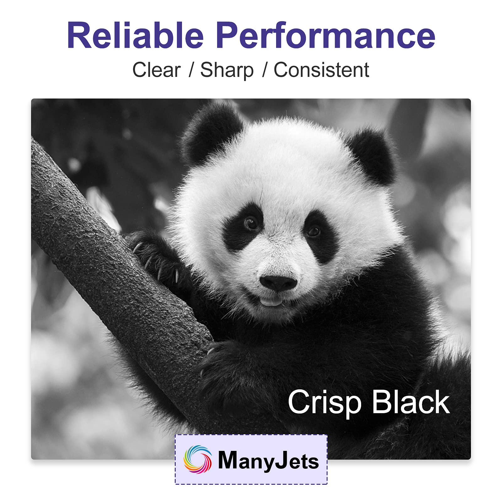 ManyJets 206A Compatible Toner Cartridge with Chips Replacement for HP 206A W2110A 206X W2110X Black Work with HP Pro M283fdw M255dw M283cdw M282nw M283fdn M255nw Printer (Black,2-Pack,with Chips)
