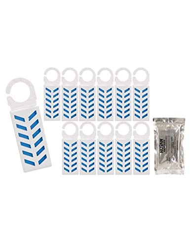 Nuvan ProStrips (Pack of 12 Strips with 12 Cages) & MGK 1977 Crossfire Insecticide Aerosol, 17oz, Cream