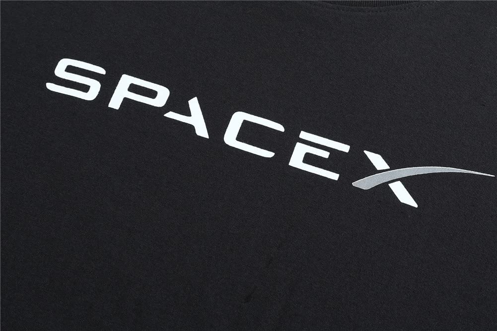 Axowr Elon Musk SpaceX T-Shirt for Men and Women Black