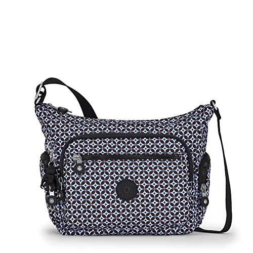 Kipling Gabbie Small Printed Crossbody Bag Blackish Tile
