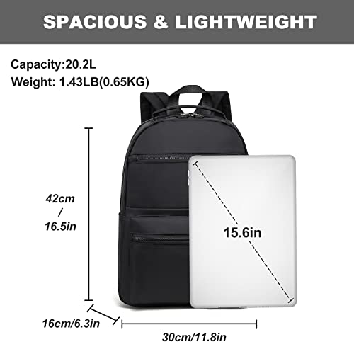 Gooday Business Travel Laptop Backpack for Men & Women,Nylon Waterproof Fabric Protects Laptop