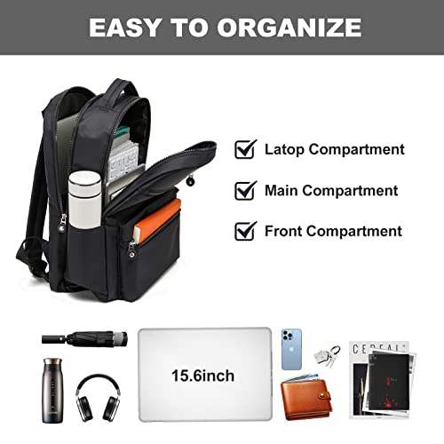 Gooday Business Travel Laptop Backpack for Men & Women,Nylon Waterproof Fabric Protects Laptop